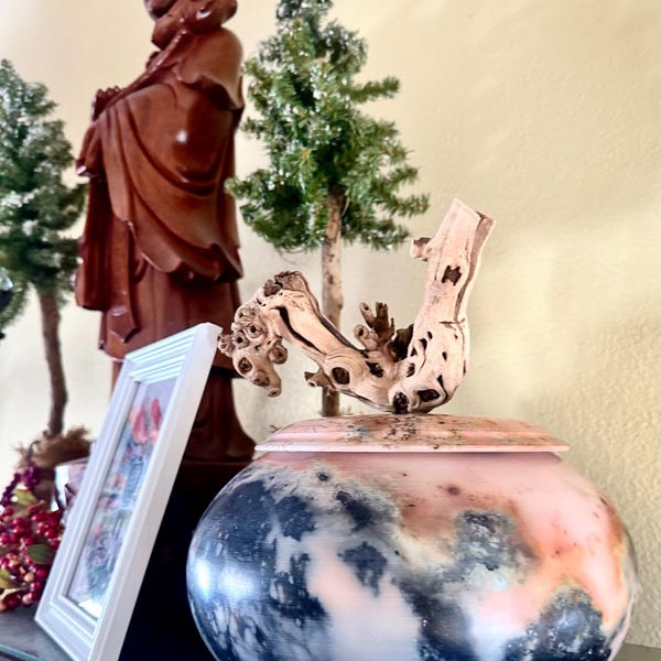 Ceramic Urn Red Green Urn Urns for Human Ashes Raku Urn Handmade Art Urn - Etsy