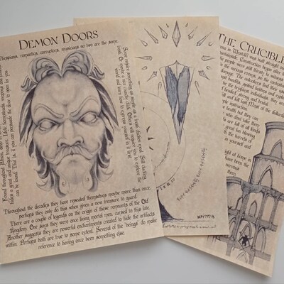 Steampunk Writing Paper Set Victorian Era Calligraphy Aged - Etsy