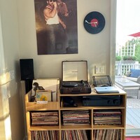 Vinyl Record Wall Clock 12 LP With Record Player Tonearm Style Clock ...