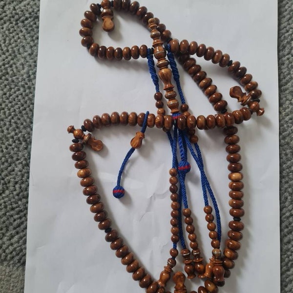 Red Kuka Shadhili Tasbih Subha Prayer Beads Misbaha - Etsy