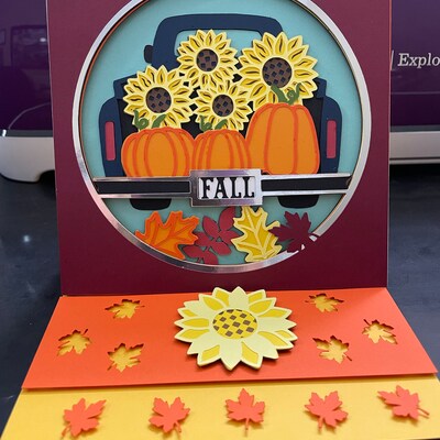 Easel Card Design Svg Bundle, Fall Easel Card Svg, Greeting Card Svg ...