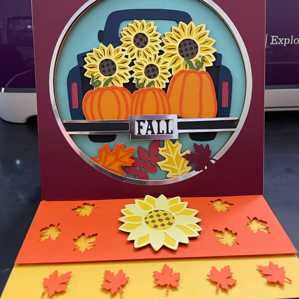 Easel Card Design Svg Bundle, Fall Easel Card Svg, Greeting Card Svg ...