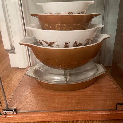 PYREX CINDERELLA BOWL Stacking Rings 441-444 Set of 3 - Etsy