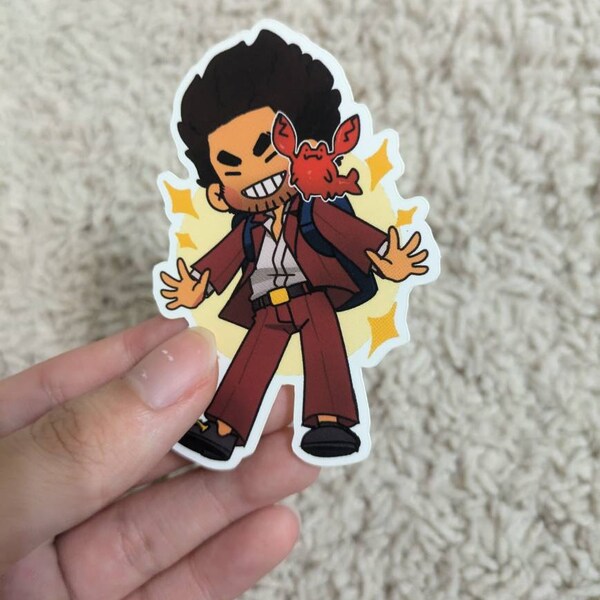 Yutaka Yamai Like a Dragon Infinite Wealth Sticker - Etsy