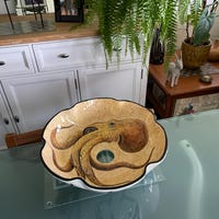 Ceramic Handpainted Red Bowls, Traditional Multisize Handmade ...