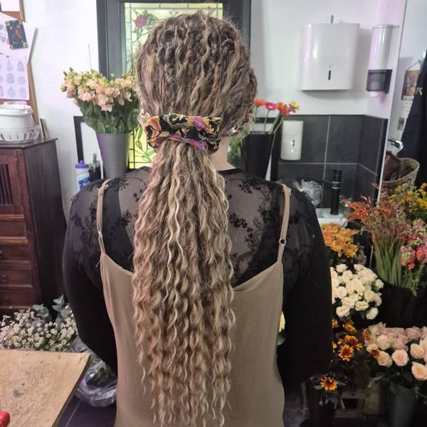 Synthetic Brown Curls.dreads and Braid/viking Style Synthetic Hair ...