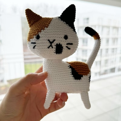 Adorable Oreo & Mochi the Cat Crochet Pattern by Hainchan - Etsy