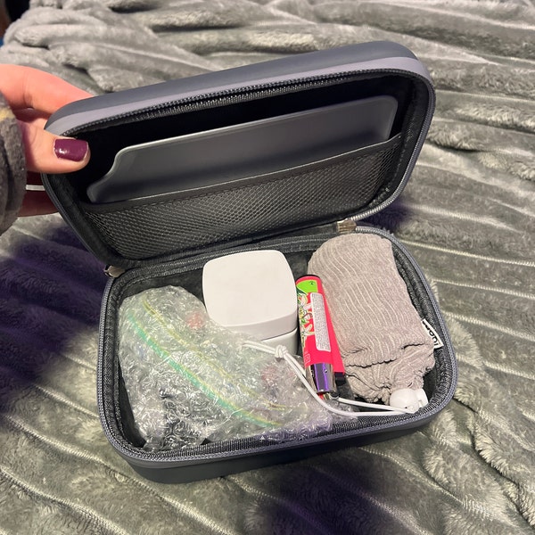 Cubbi Glass Stash Box - Smell Proof Airtight Jars - Funky Glass Stoner ...