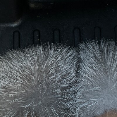 Light Brown Fox Fur Jacket With Rabbit Fur Details - Etsy