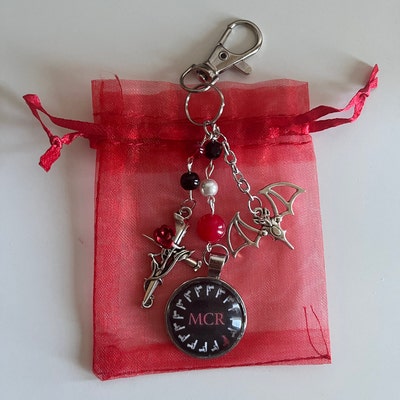 TV Girl Who Really Cares Beaded Keychain - Etsy