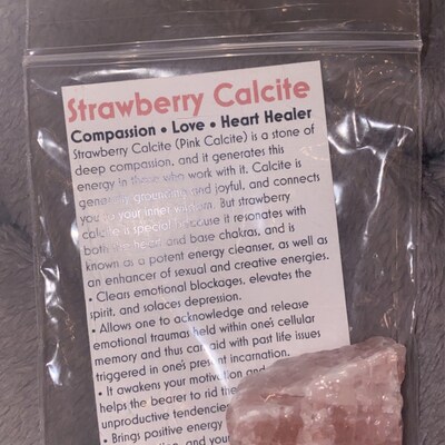 Strawberry Calcite Rough Calcite Raw Red Calcite Crystal Healing ...