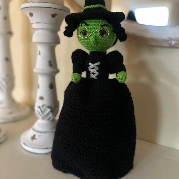 Reversible Crochet PATTERN — Glinda and Elphaba Reversible Witches - Etsy