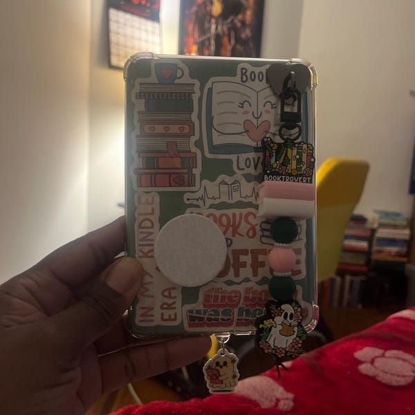 Book Stack Keychain: Booktok Kindle Accessory - Etsy