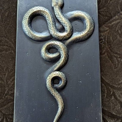 Art Bas Relief Tile White Snake Sculpture for Wall Decor. 3d Painting ...