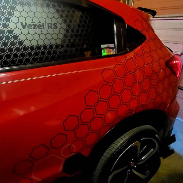 Triangles JDM Car Livery Decal Sticker Side Vehicle Wrap Bumper Sticker ...