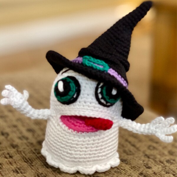 Crochet Ghost Pattern - Boo Amigurumi - Crochet Halloween Decorations ...