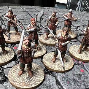 13PC City Guards, Dnd Miniature Guards for Table Top Games, Wargames ...