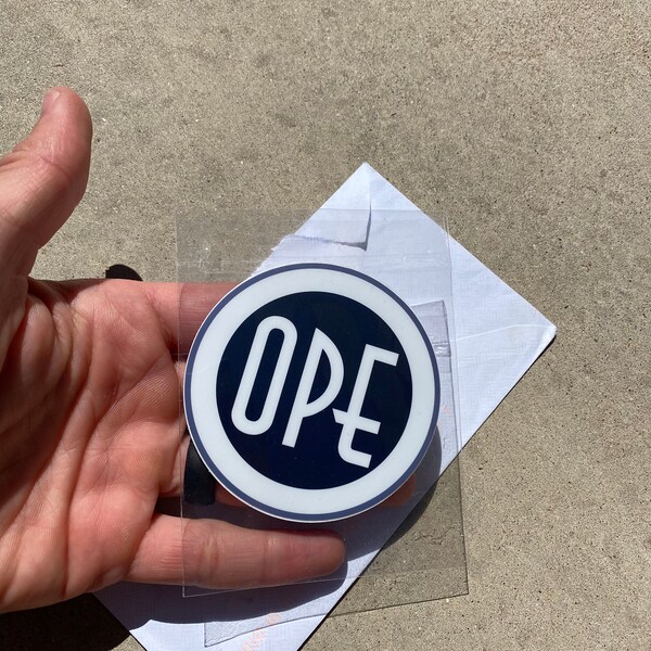 Ope Vinyl Sticker | Wisconsinite Sticker | Midwestern Sticker - Etsy