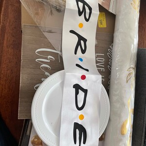 Friends Theme Sash/ Friends Bachelorette/ Friends/ Friends Theme/bride ...