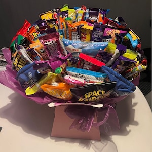 Mixed Crisp Bouquet Gift Set, Savoury Hamper, Personalised Gift Box ...