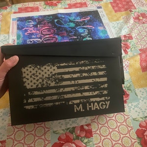 Walnut Name Plate Bar With Business Card Holder for Office - Etsy