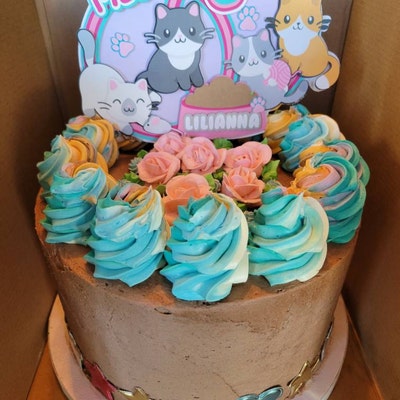 Custom Kitten Cake Topper/ Cat Party - Etsy