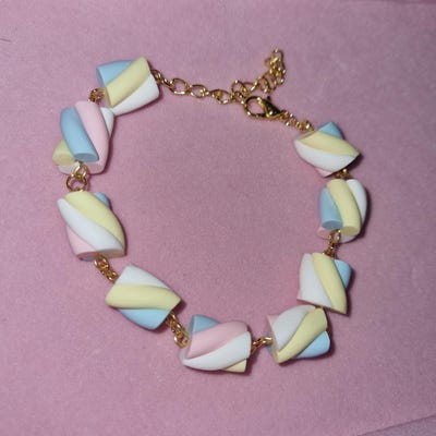 Pink Cake Keychain Polymer Clay Miniature Food Keychain, Whimsical Clay ...