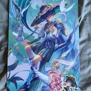 Genshin Impact Layla 11x17 Poster Print - Etsy