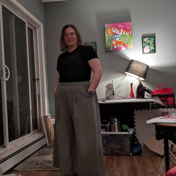 Palazzo Pants PATTERN - Digital Pdf + Video Tutorial, Wide Leg Trousers ...