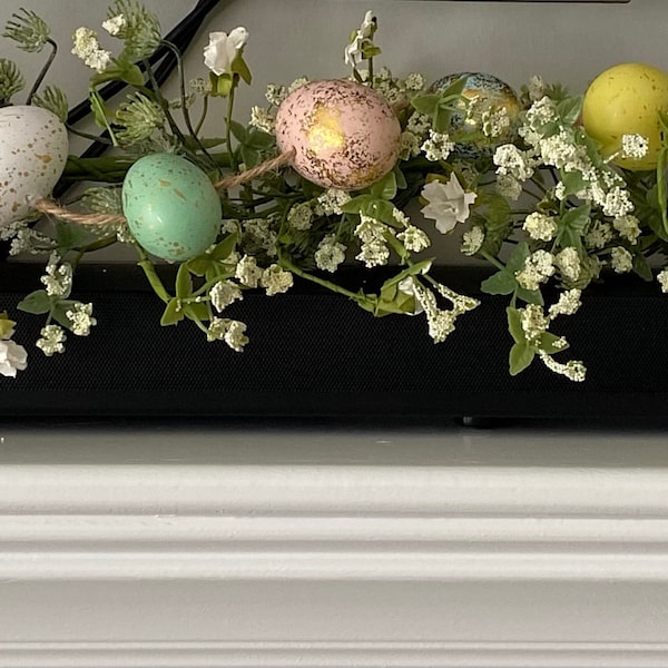 Cream Gypso Garland for Wedding Arch Decoration, White Small Flower ...