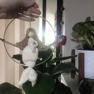 Macramé Mermaids Fibre Art Macramé Doll - Etsy