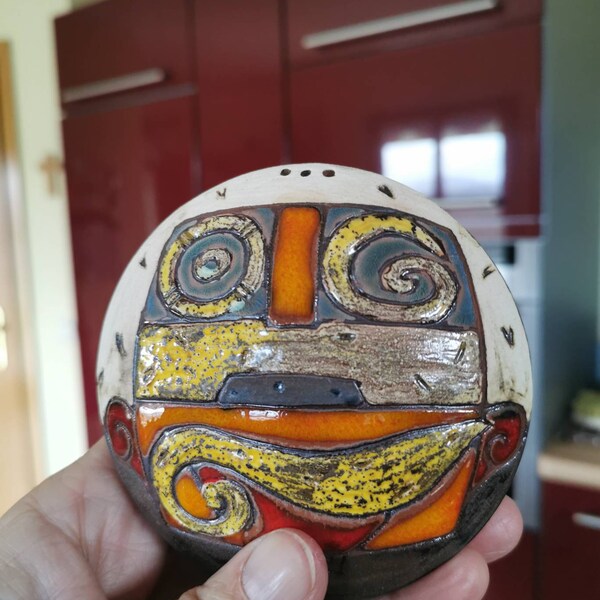 Christmas Gift Wheel Thrown Green Pottery Teapot Unique Ceramic Art ...