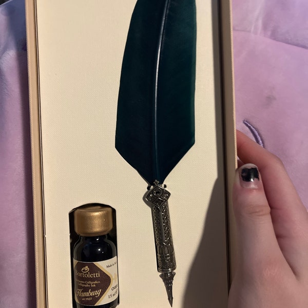 Bortoletti Quill Pen Set Ca'd'oro - Comes With One Nib and a Bottle of ...