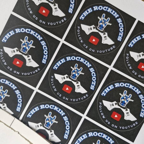 Circle Business Stickers, Round Logo Stickers, Custom Stickers & Labels ...