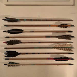 Camp Mini Arrow Set No. 3 Three Mini Wooden Arrow Hand - Etsy