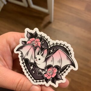 Little Bat Vinyl Sticker - Etsy