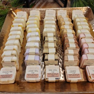 Miniature Bars of Natural Soaps 1oz, 10 Pack, Party Favors, Soap Bulk ...