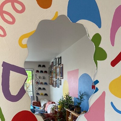 Big Wavy Acrylic Mirror - Etsy