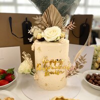 Cake Charms Personalised Various Sizes Colours & Fonts - Etsy