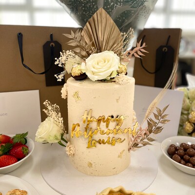 Cake Charms Personalised Various Sizes Colours & Fonts - Etsy