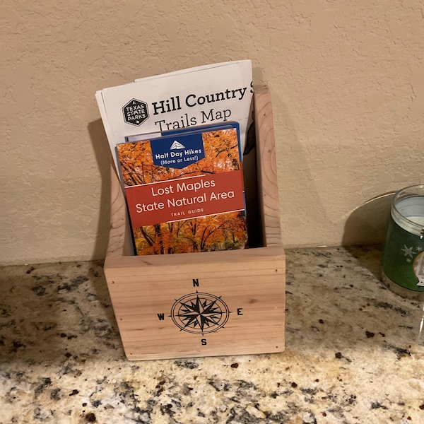 Vertical Map Box Holder, Business Brochure Holder, National Park Map ...