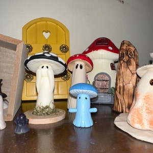 Boo Shroom Variety Art Print Mushroom Ghost Poster - Etsy