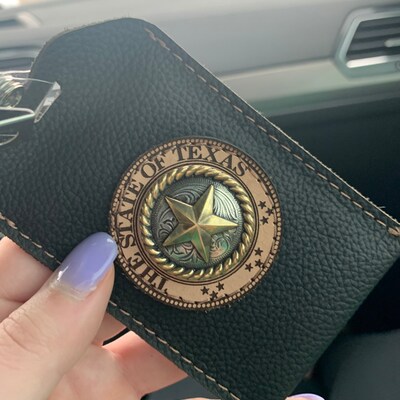 State of Texas ID Holder, ID Holder, Badge Holder - Etsy