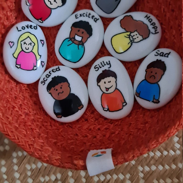 Emotion Stones - Feelings - Story Stones - How Do You Feel Today ...