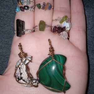 Custom Crystal Ring Handmade With Real Crystals you Choose - Etsy