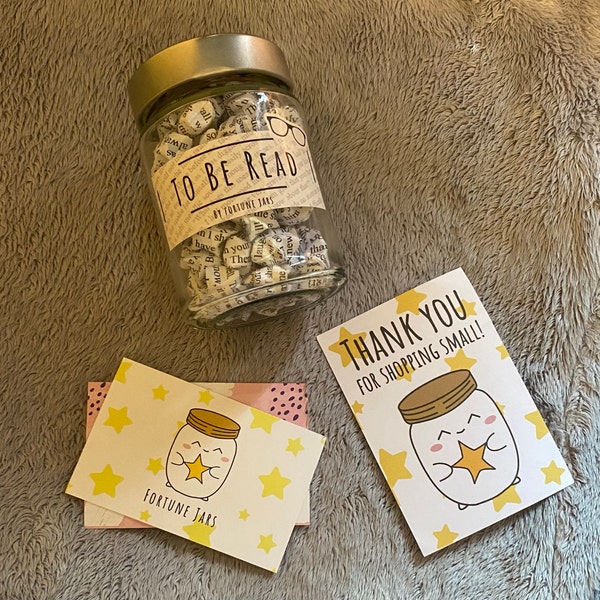 Gratitude Jar With Quotes and Reminders in Paper Stars to Encourage ...