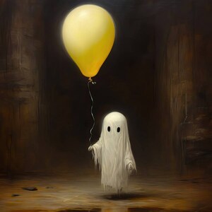 Cute Ghost Print Cute Ghost Printable Victorian Gothic Cute Horror ...