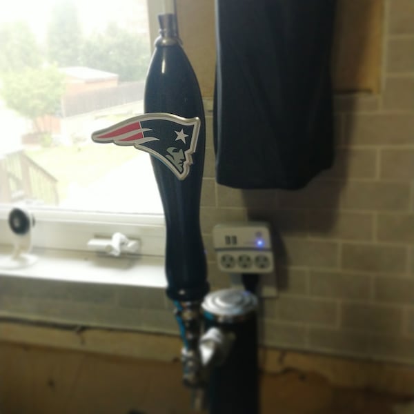 New England Patriots Football Beer Tap Handle - Etsy
