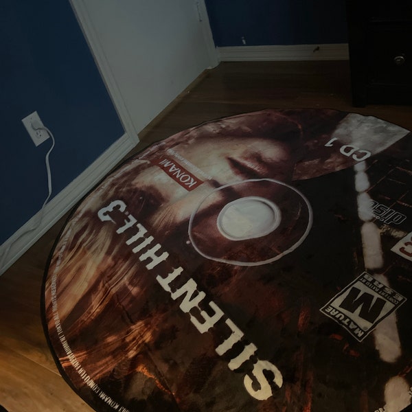 Silent Hill 3 Rug, CD Rug, Retro CD Rug, Popular Game Rug, Gift for ...