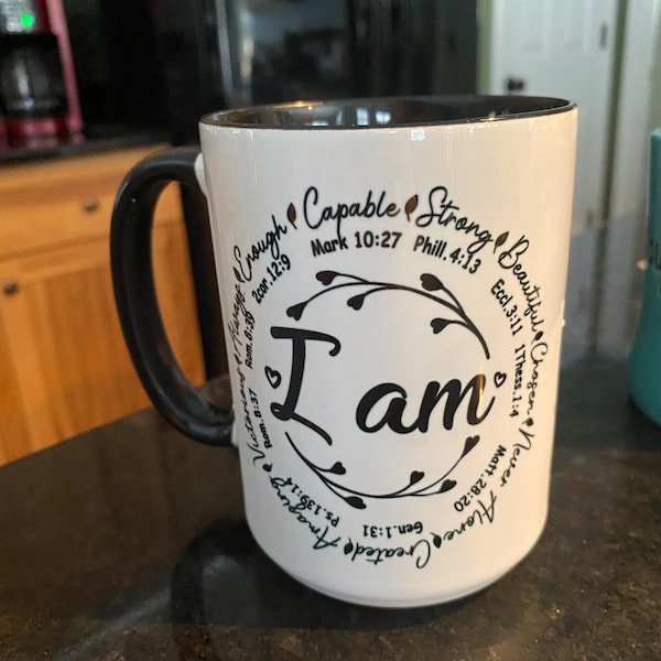 Bible Verse Coffee Mugs Motivational Christian Mugs Faith Based Gifts ...